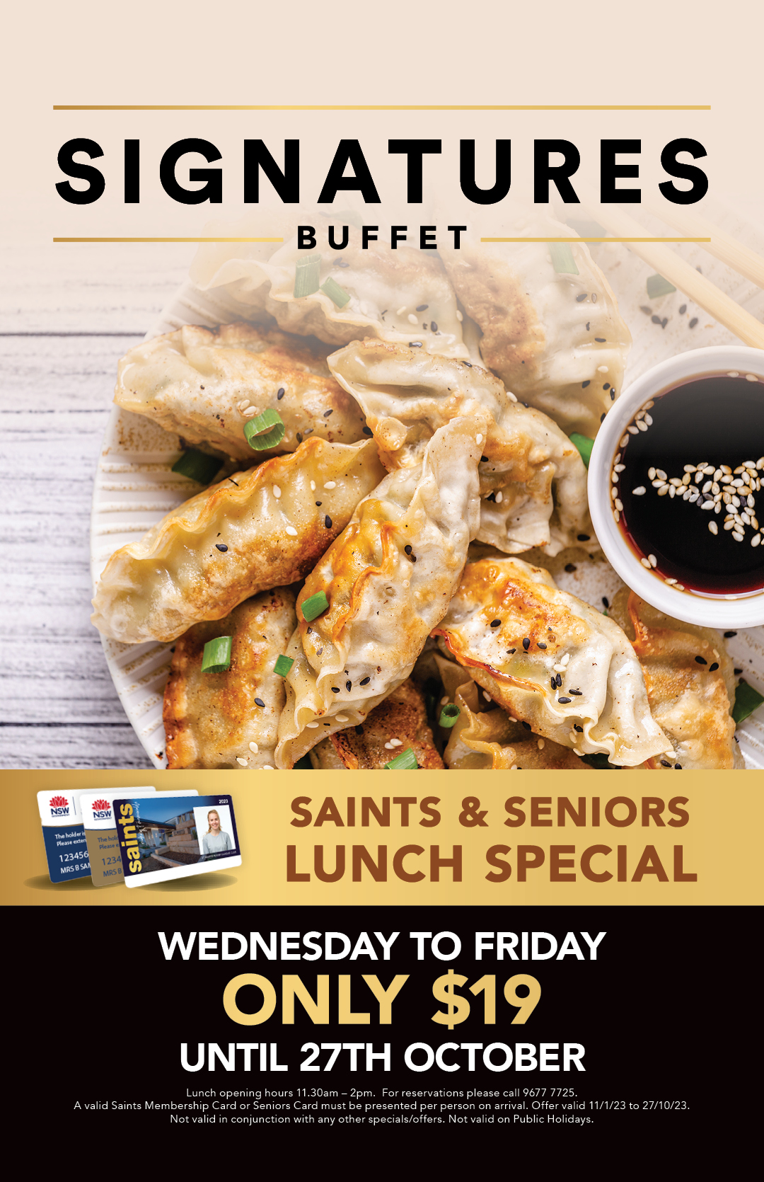 Signatures Buffet - St. Marys League Club